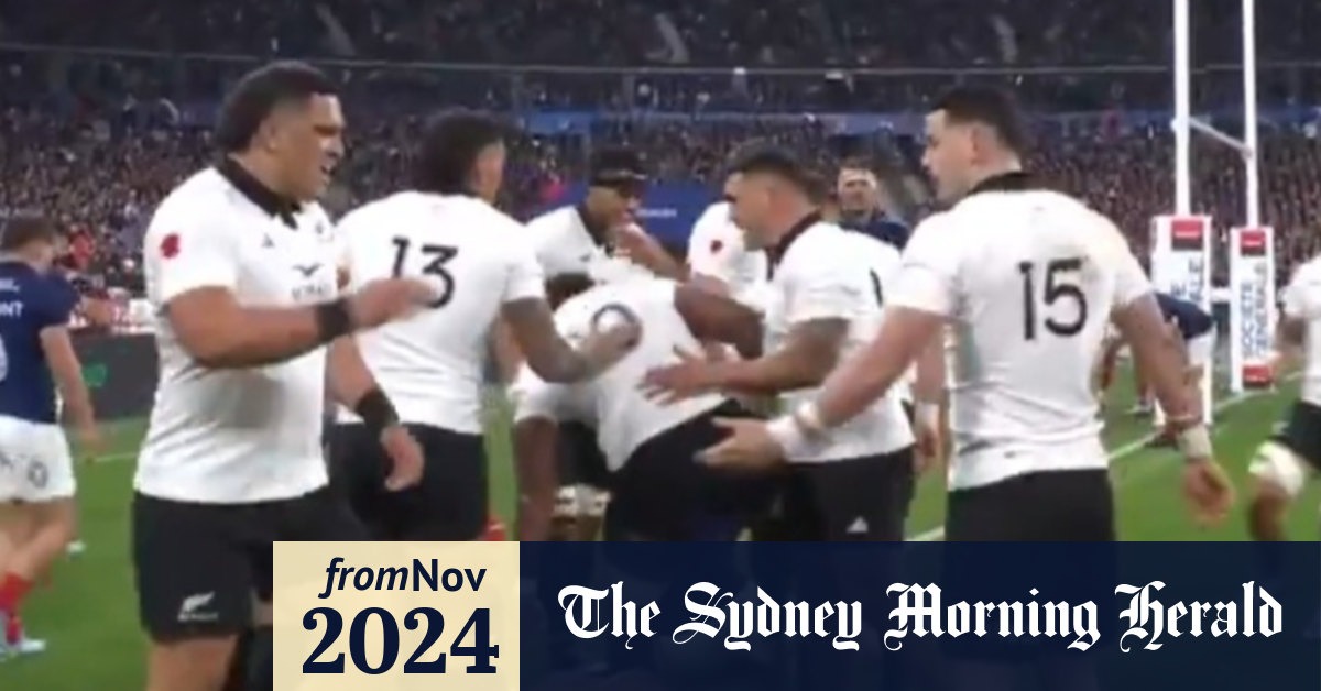 Video: Rookie scores stunning All Blacks try